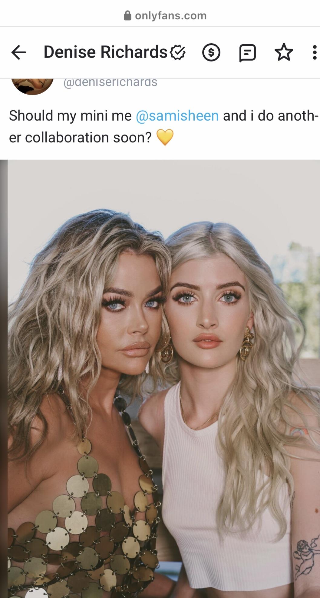 Denice Richards Making An Onlyfans Collaboration With Her Daughter
