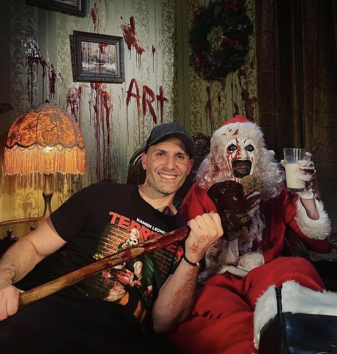 Behind the scenes from the ‘TERRIFIER 3’ teaser. - F*XOXO