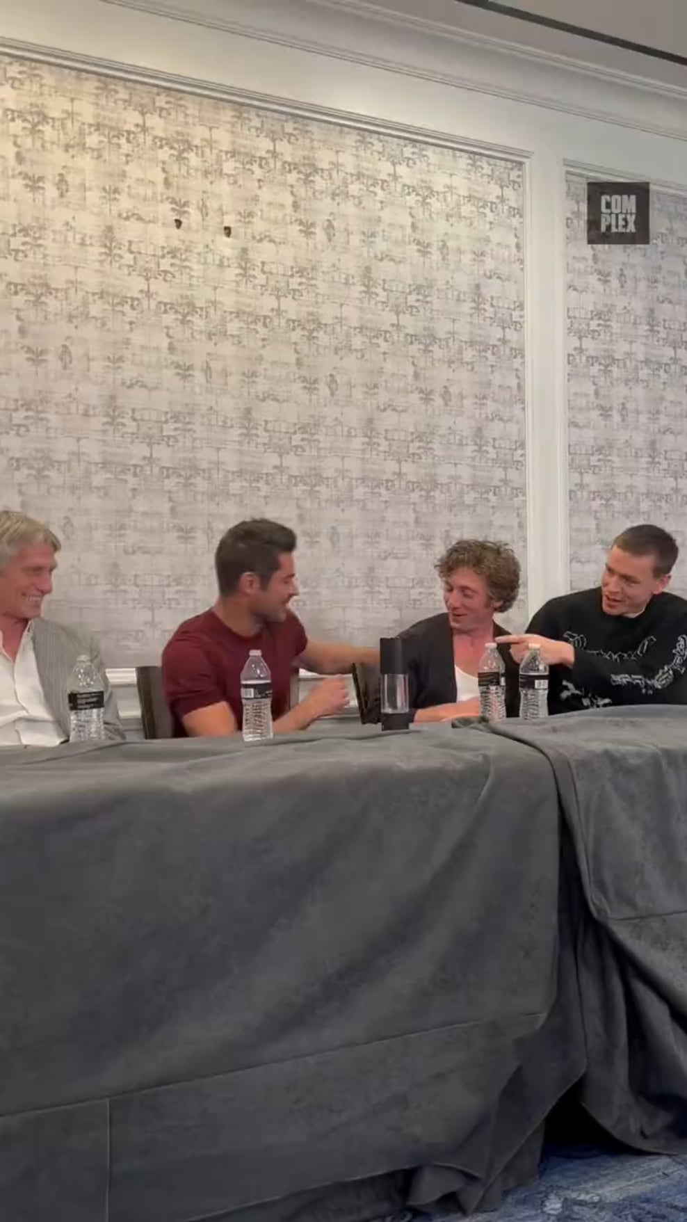 Zac Efron & Jeremy Allen White at ‘The Iron Claw’ press conference - F*XOXO