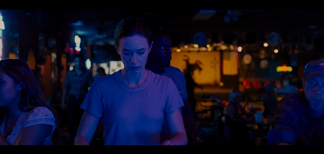 In Sicario (2015) Jon Bernthal's character enters directly behind Emily ...