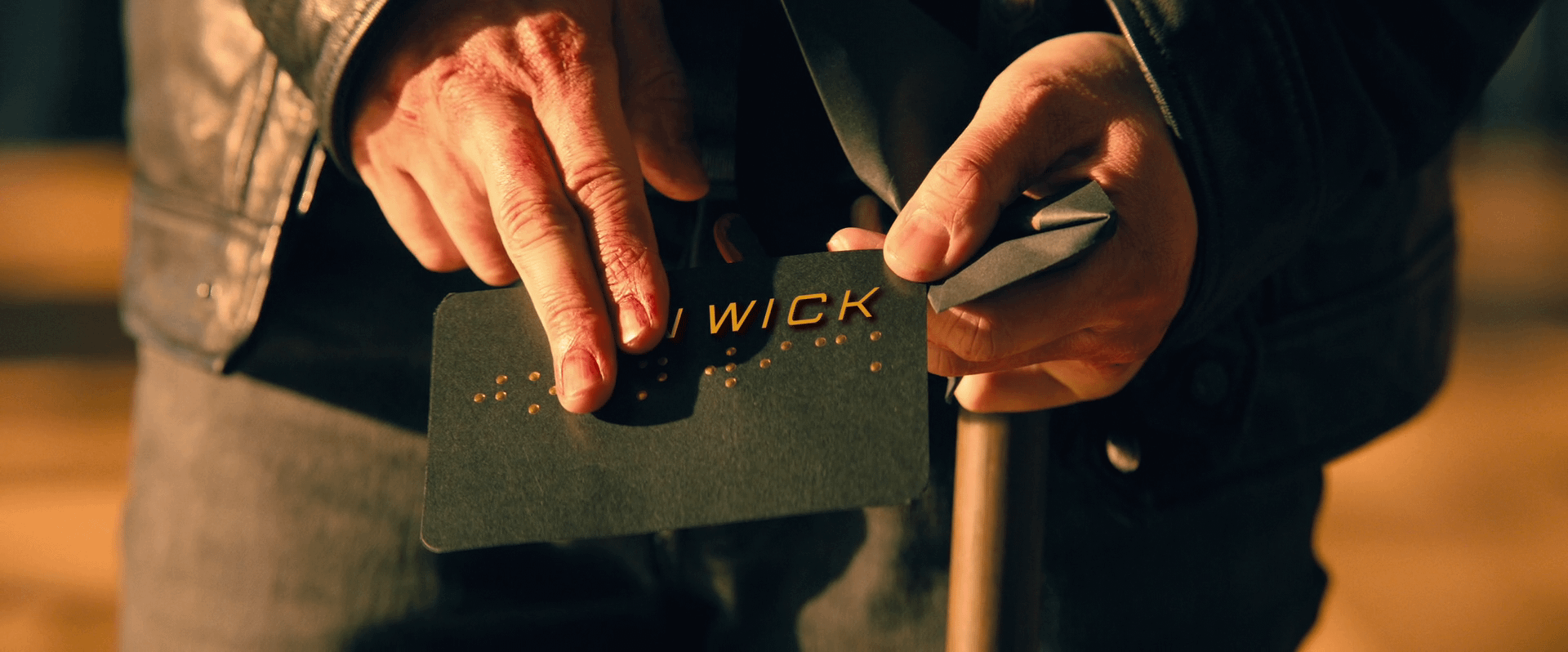 In John Wick - Chapter 4 (2023) the reason Caine 'reads'/reveals John ...