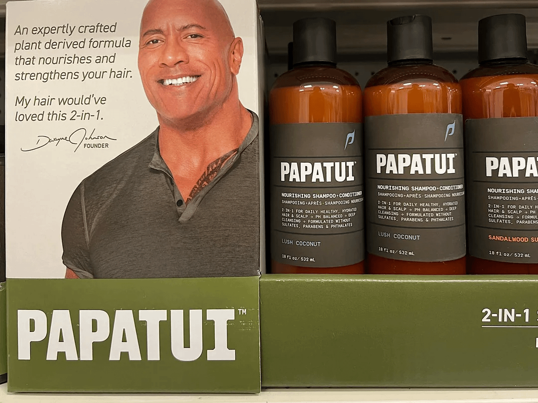 Dwayne “The Rock” Johnson shampoo – F*XOXO