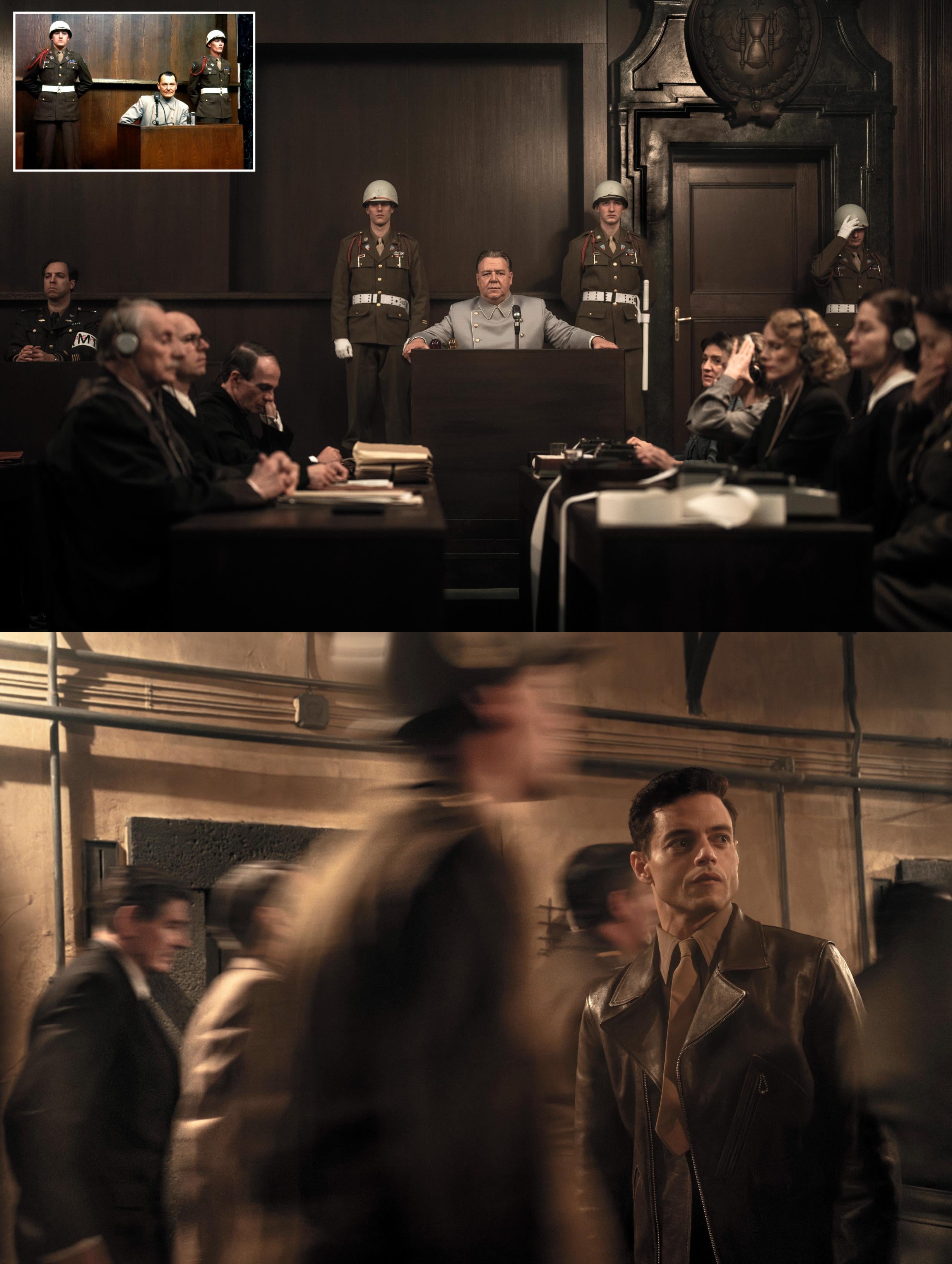 First Images of Russell Crowe as Herman Göring and Rami Malek as ...