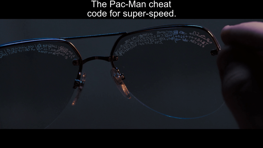 Pixels (2015) - Fire Blaster's cheating glasses - F*XOXO