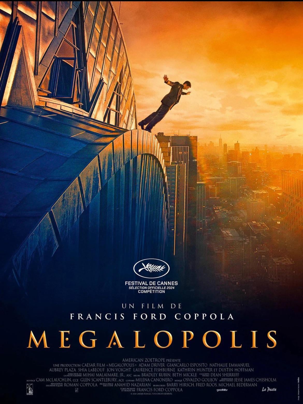 First Poster for Francis Ford Coppola's 'Megalopolis' - Starring Adam ...