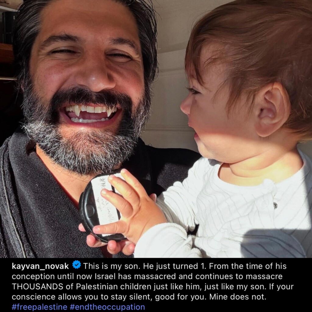 ‘What We Do in the Shadows’ star Kayvan Novak shares a photo of his son ...