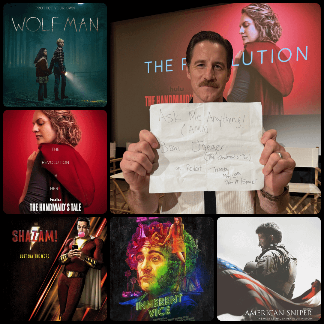 Hi, I'm Sam Jaeger! I play Commander Mark Tuello in The Handmaid's Tale ...