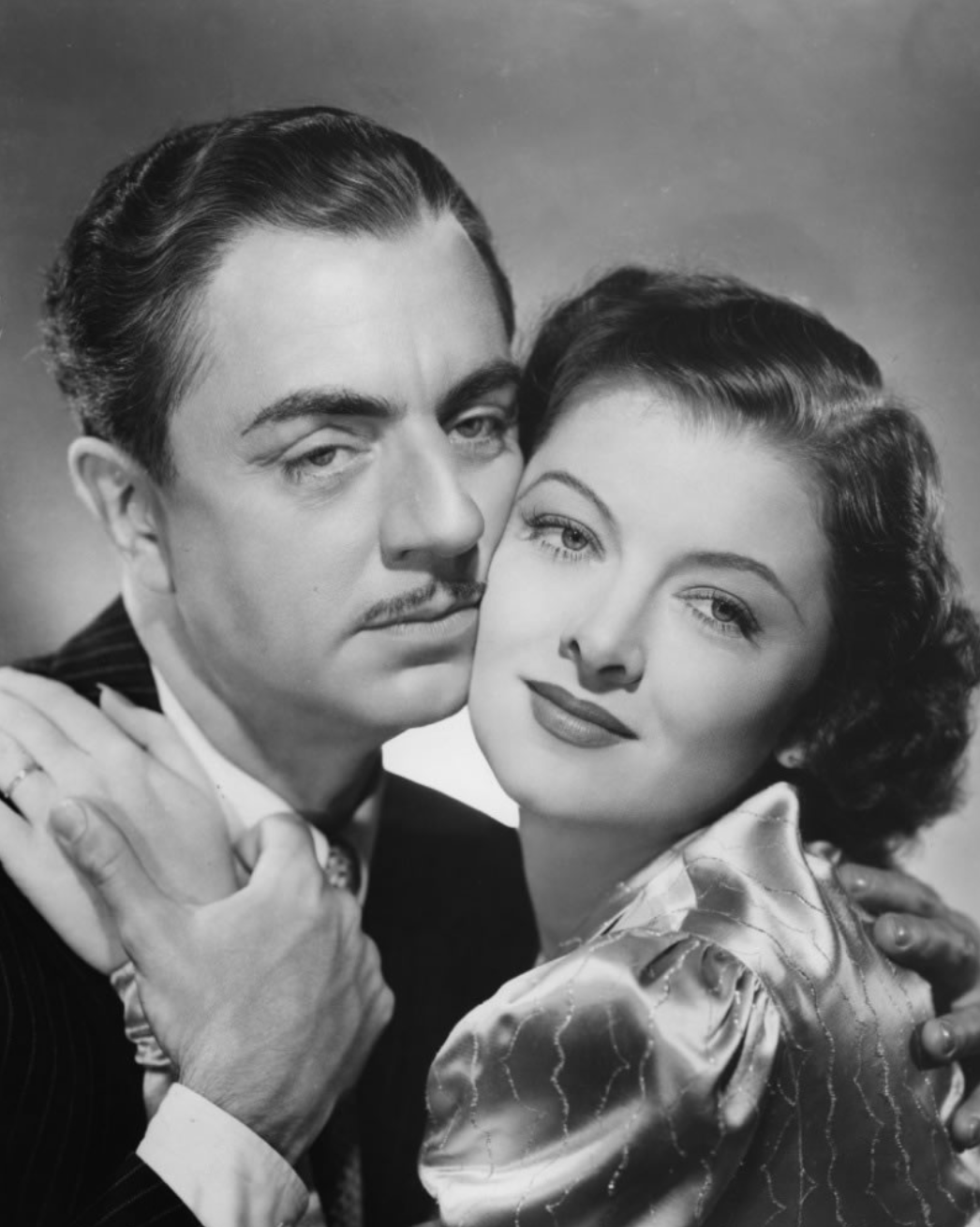 William Powell and Myrna Loy – publicity shot for The Thin Man (1934 ...