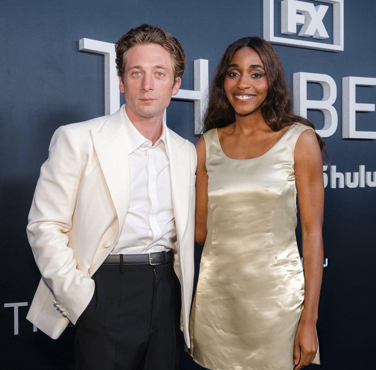 Ayo Edebiri and Jeremy Allen White at "The Bear" cast dinner - F*XOXO