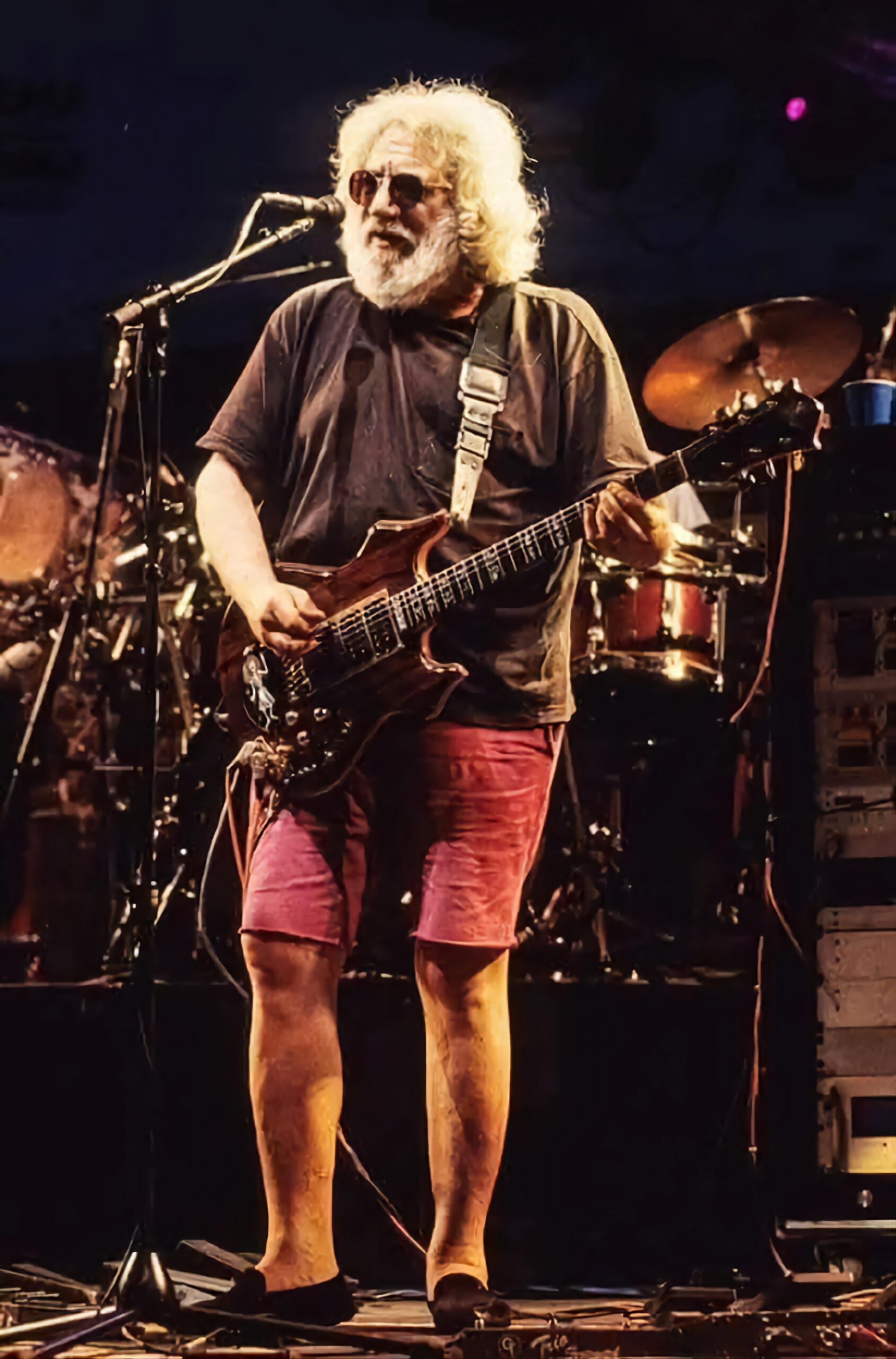 Jerry Garcia, July 8, 1995 Soldier Field, Chicago IL The Band opened ...