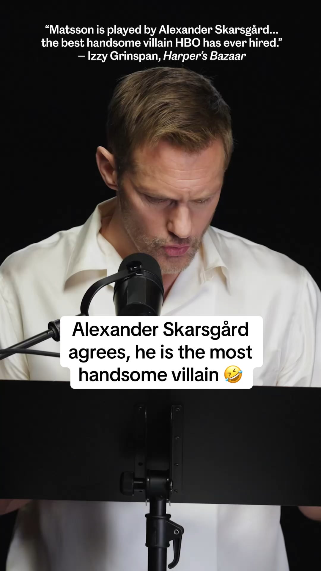 Alexander Skarsgård on if he’s the most handsome HBO villain - F*XOXO