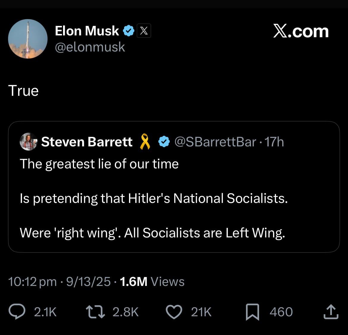 Elon Musk Trying To Perpetuate Misinformation By Sharing A Post That ...