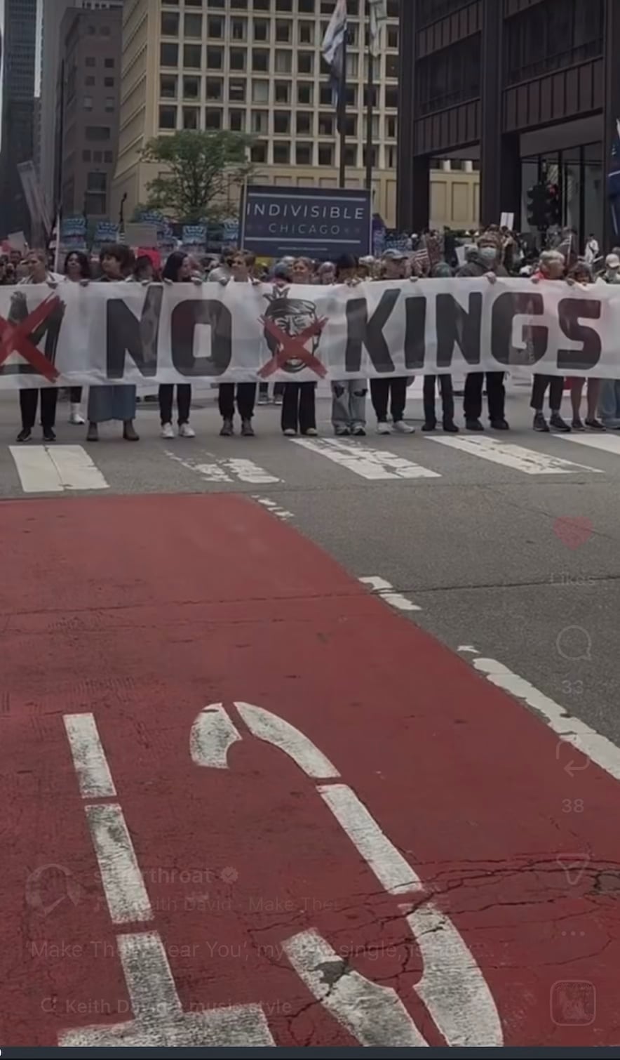 Keith David posted a video of his new song over No Kings and Free ...