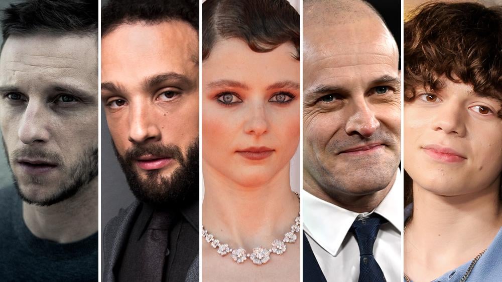 Jamie Bell, Cosmo Jarvis, Thomasin McKenzie, Jonny Lee Miller & Woody ...