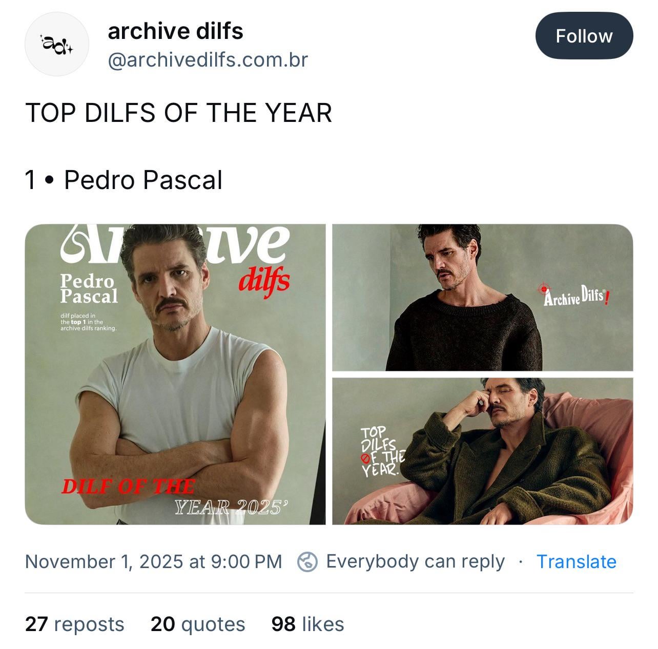 Archive Dilfs Announces 2025 Dilf of the year! – F*XOXO