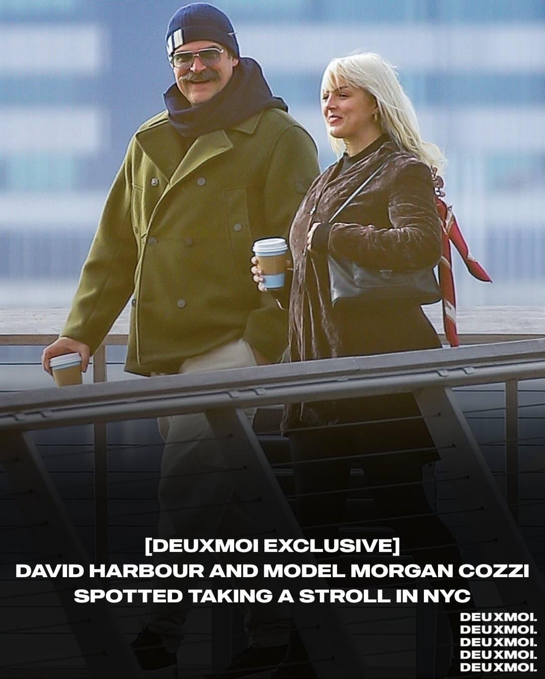 David Harbour, 50, & Morgan Cozzi, 29, spotted taking a stroll in NYC ...