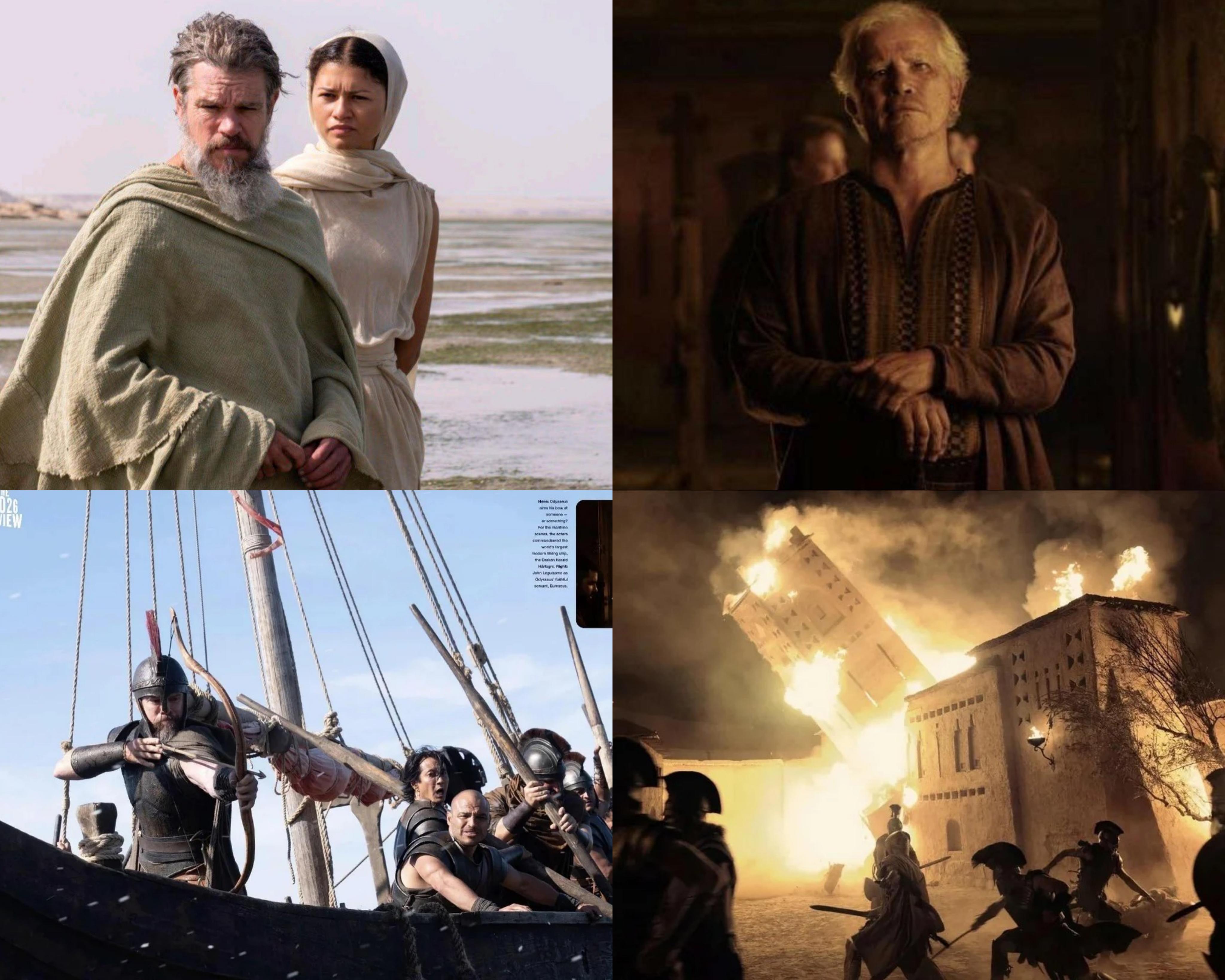 New Images of Christopher Nolan's 'The Odyssey' | Zendaya as Athena ...
