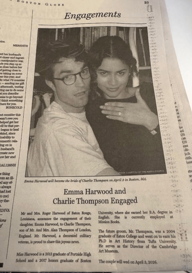 As part of the film marketing for "The Drama", today’s Boston Globe ...