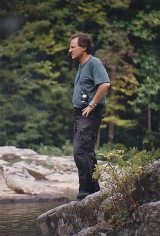 Michael Mann and Daniel Day-Lewis on the set of The Last of the ...