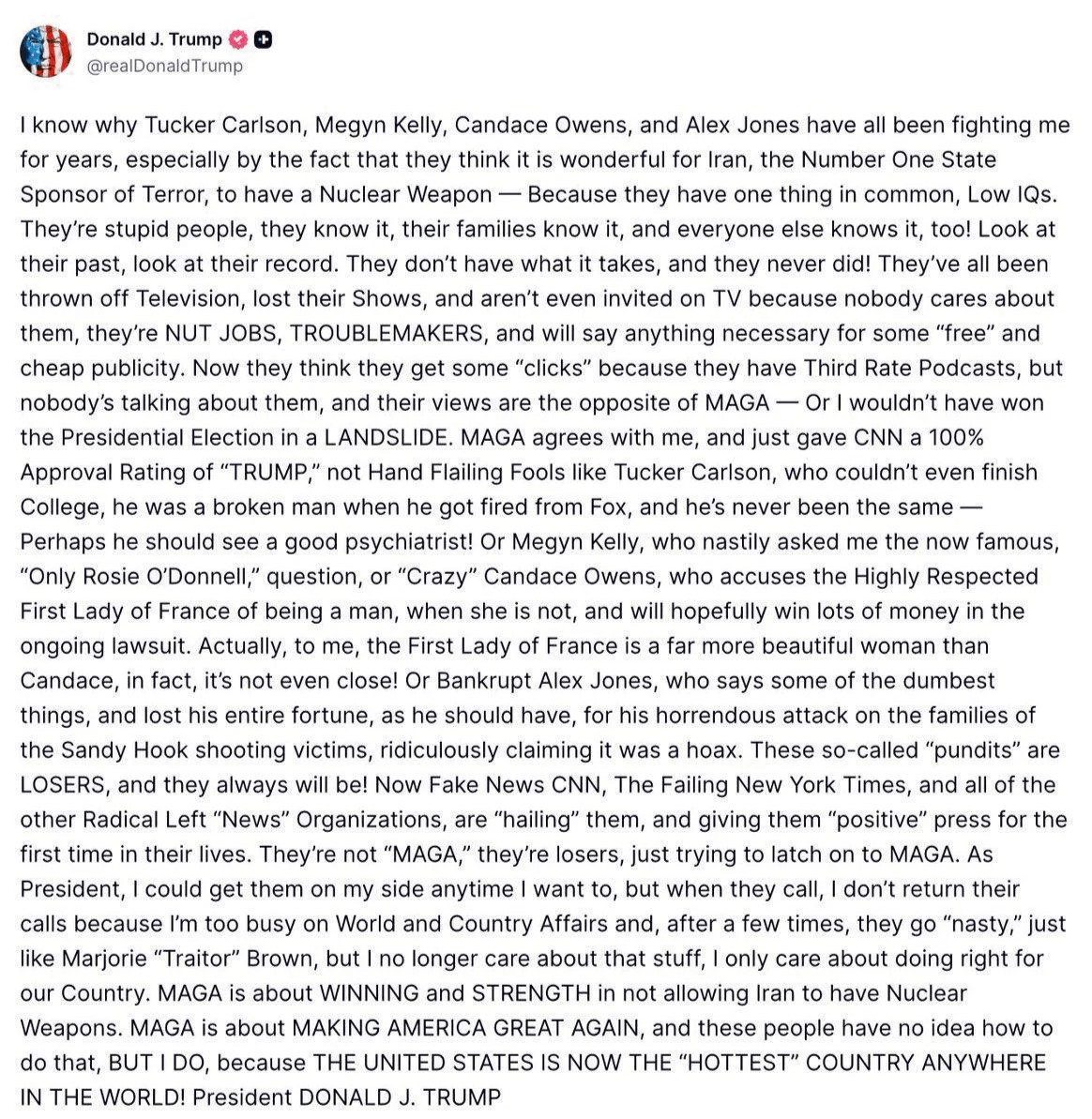 Trump just dropped a massive, angry tweet attacking everyone who ...